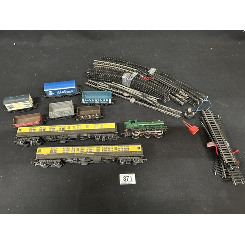 Hornby Tank Engine, wagons and track