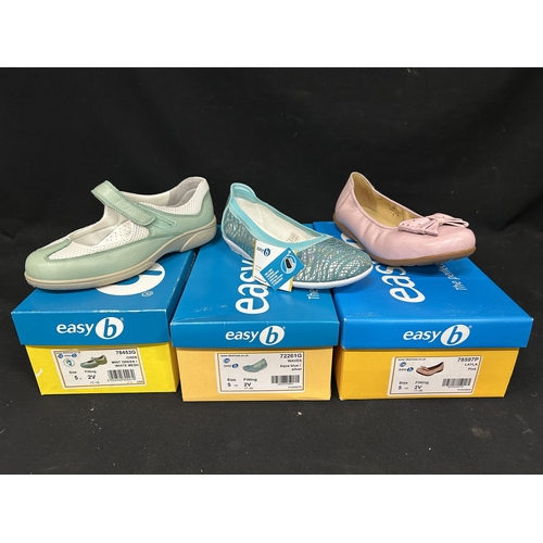 Three new pairs of DB Easy b ladies summer shoes size 5