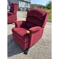 A good quality electric rise and recline armchair by HSL only a few ...