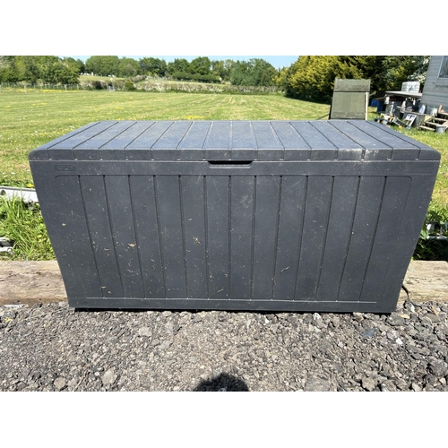 Plastic garden store box