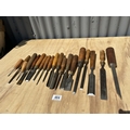 19 assorted Chisels,