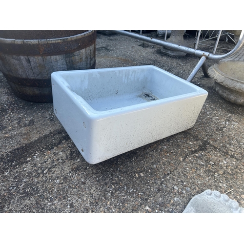 A butlers sink planter