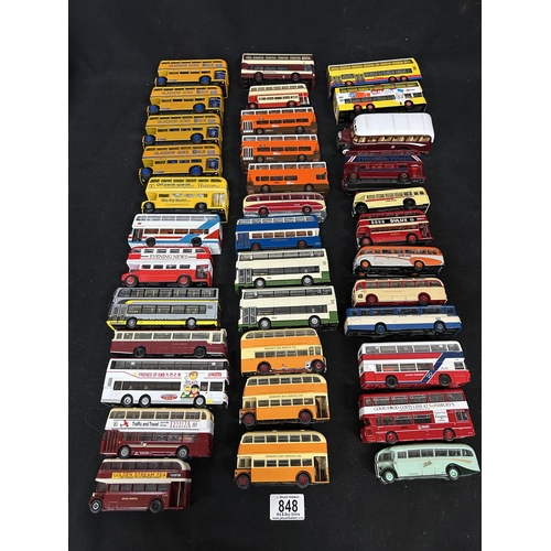 Thirty six unboxed assorted Model Buses (3)