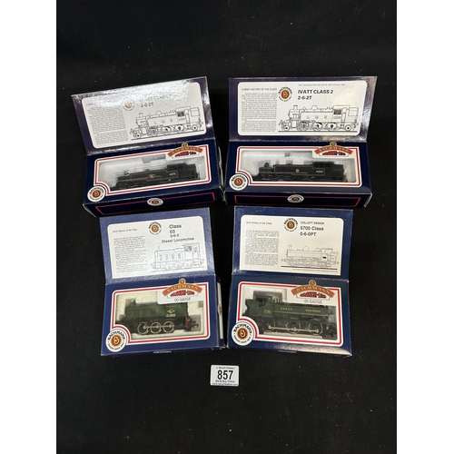 Four Bachmann Locos boxed as new