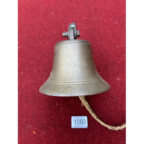 Brass and metal ware including Bell