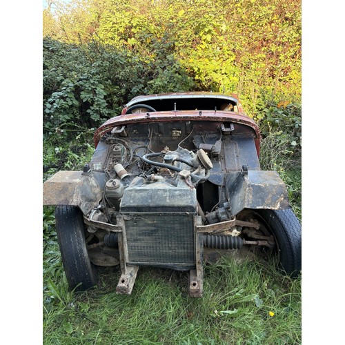 Austin Healey Frog Eye Sprite chassis for parts / restoration. With ...