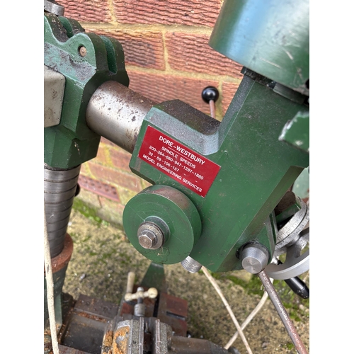 A DORREE WESTBURY bench mounted milling machine