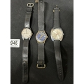 3 vintage watches; Longines, Kienzle, and Systema. All a/f