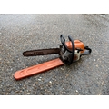 Stihl MS211 petrol chainsaw (seen running )