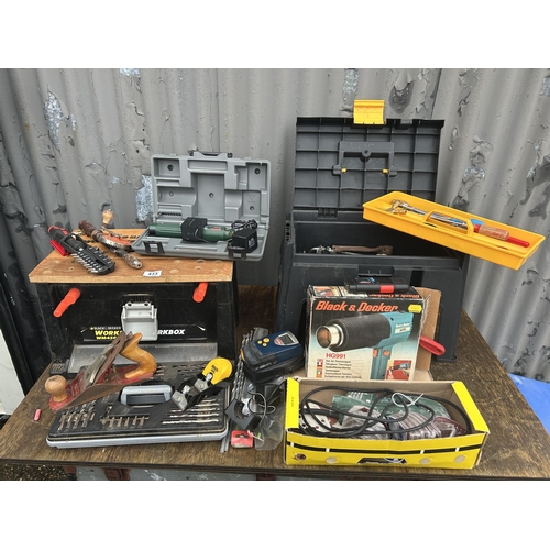 Black and Decker Workmate and Workbox, Big Jim Tool Box, Bosch Sander ...