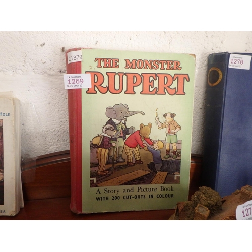 HARDBACK BOOK THE MONSTER RUPERT A STORY AND PICTURE BOOK