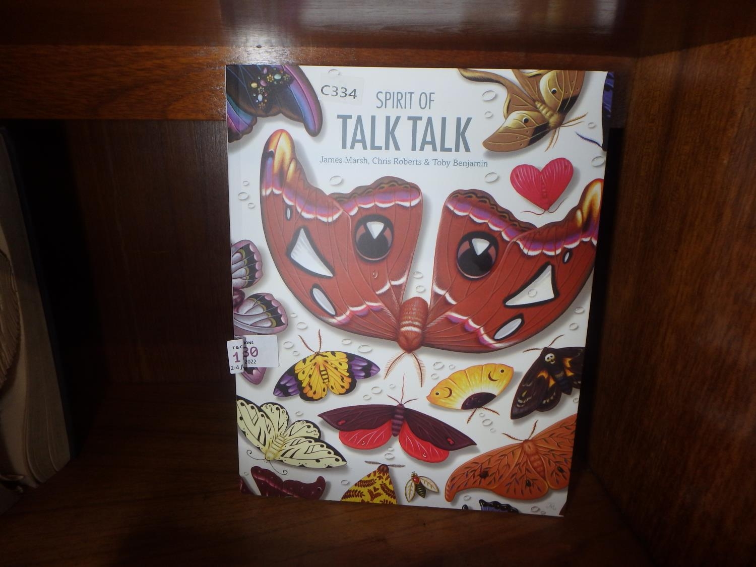 BOOK - THE SPIRIT OF TALK TALK - SIGNED BY SIMON BRENNER