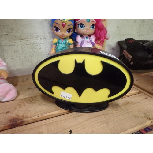 BATMAN BAT SIGNAL MONEY BOX