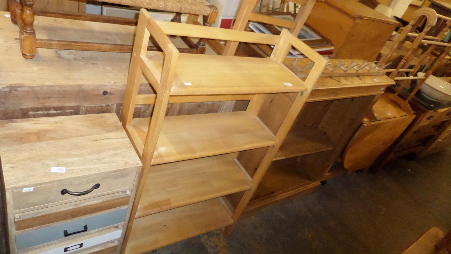 PINE SHELVING UNIT