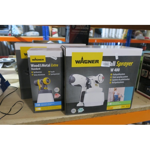 WAGNER PAINT SPRAYER AND ACCESSORIES
