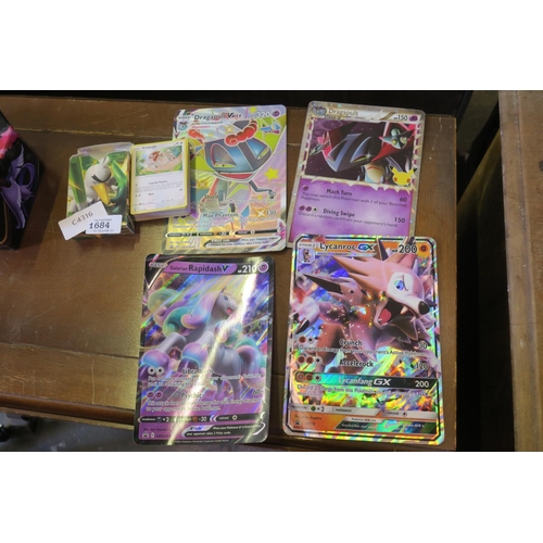 JUMBO POKEMON CARDS , SMALL BOX OF POKEMON CARDS