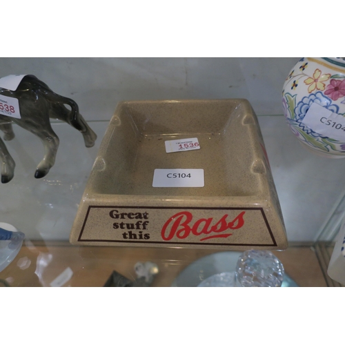BASS ASHTRAY BY SETON POTTERY