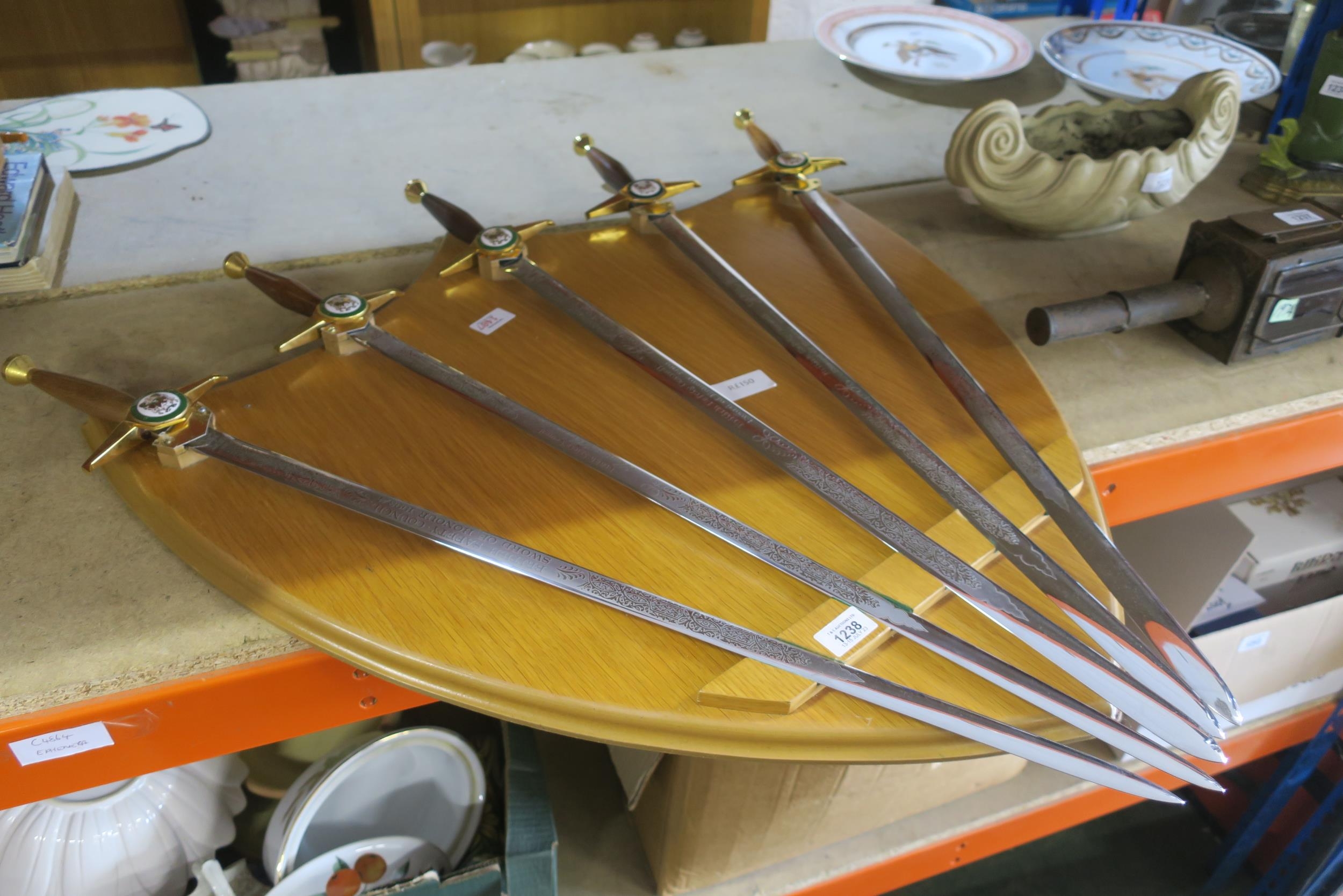 BRITISH SAFETY COUNCIL - SWORDS OF HONOUR & DISPLAY PLAQUE - BY ...