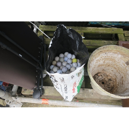 SACK OF GOLF BALLS