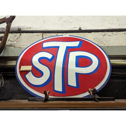 WOODEN STP ADVERTISING SIGN