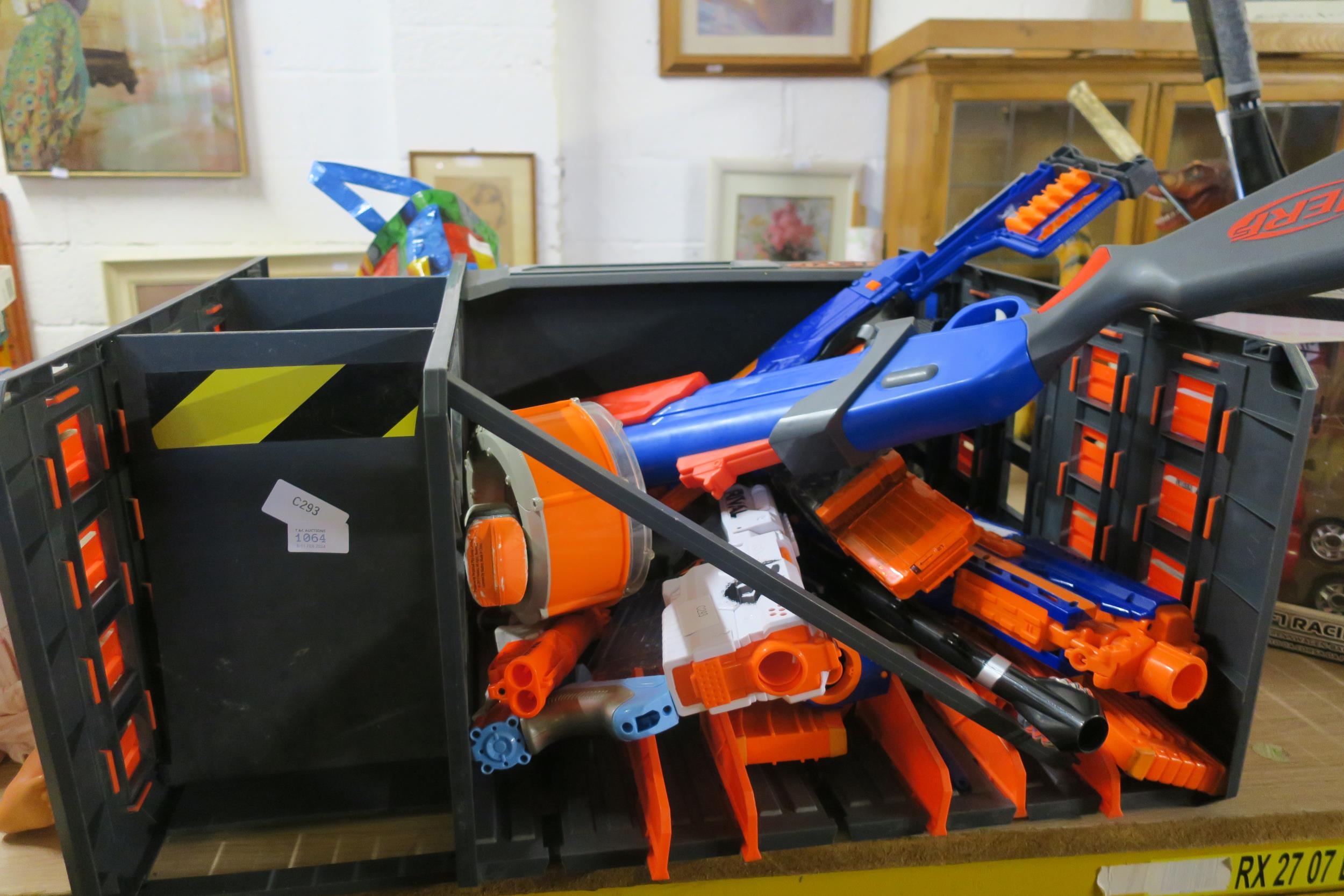 LARGE NERF GUN RANGE WITH MANY DIFFERENT NERF GUNS