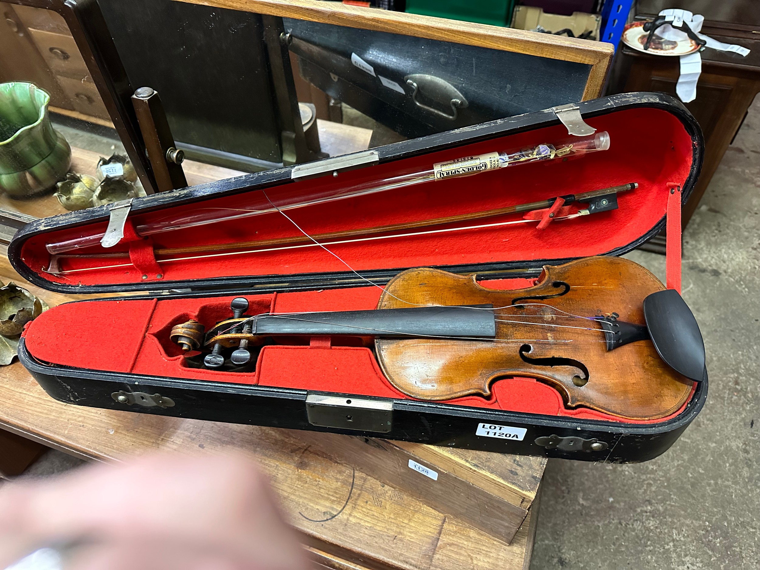 Antique Jacobus Stainer in Absam proppe Oenipontum 16. IN CASE