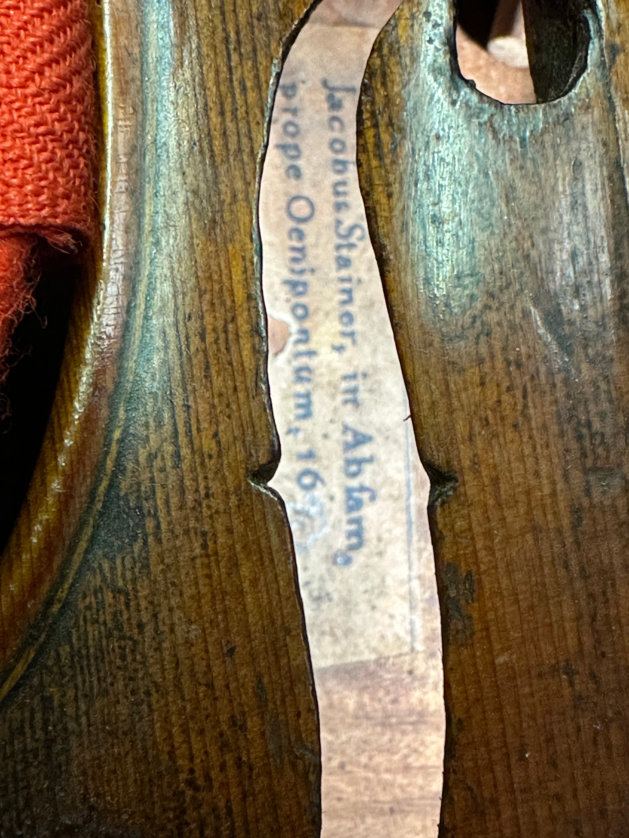 Antique Jacobus Stainer in Absam proppe Oenipontum 16. IN CASE