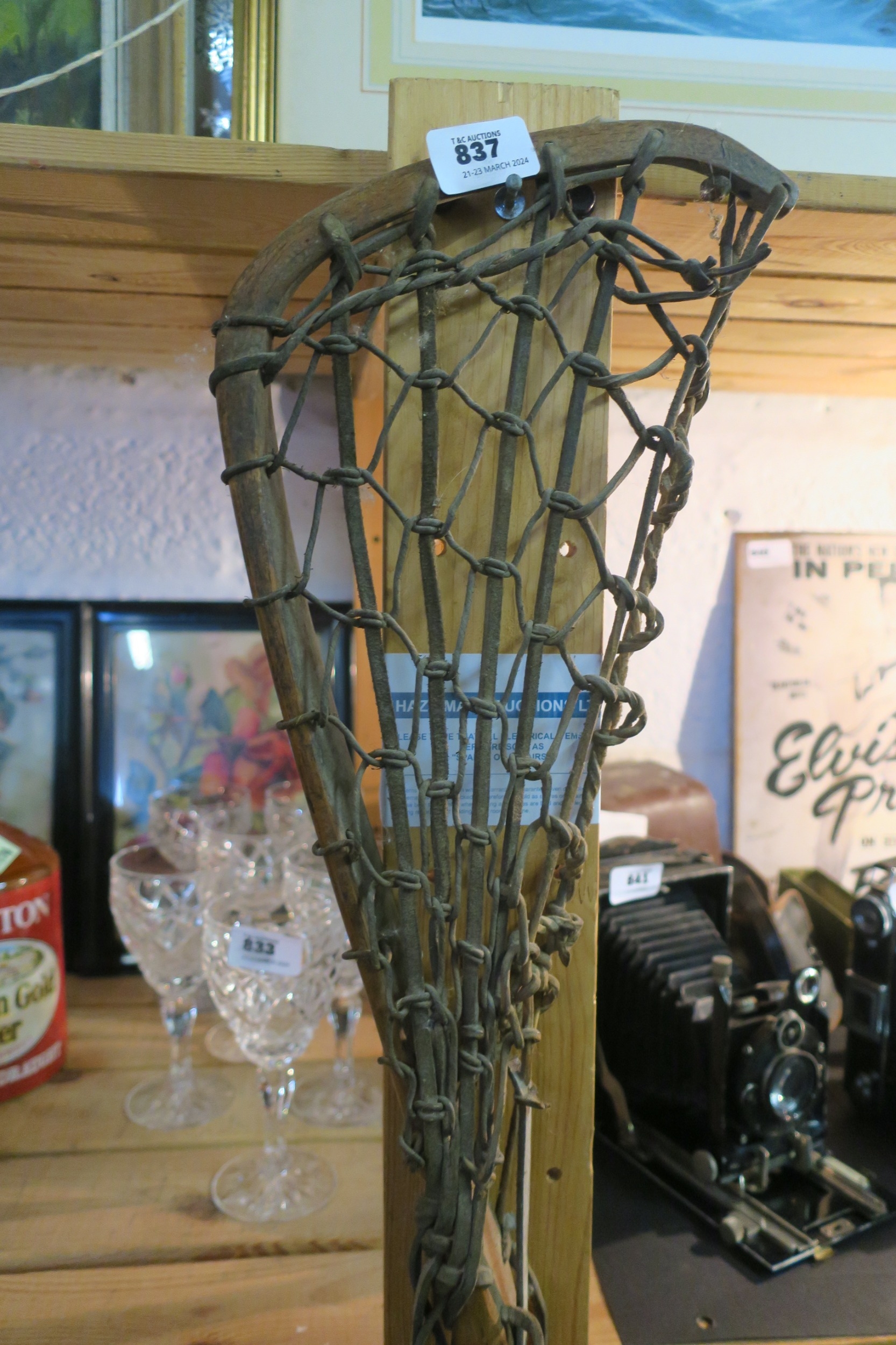 TWO LACROSSE RACKETS