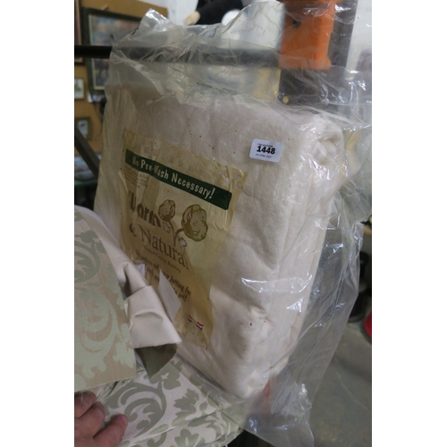 NEW/BAGGED WARM AND NATURAL NEEDLED COTTON BATTING