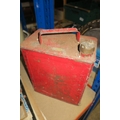 VINTAGE HALFORDS PETROL CAN WITH BRASS CAP