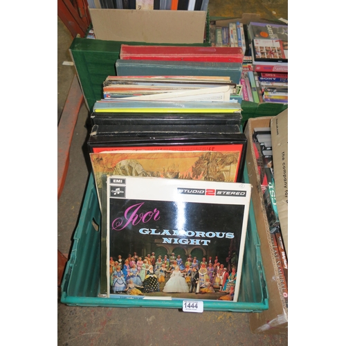 CRATE OF VINTAGE VINYL RECORDS AND VINYL BOX SETS