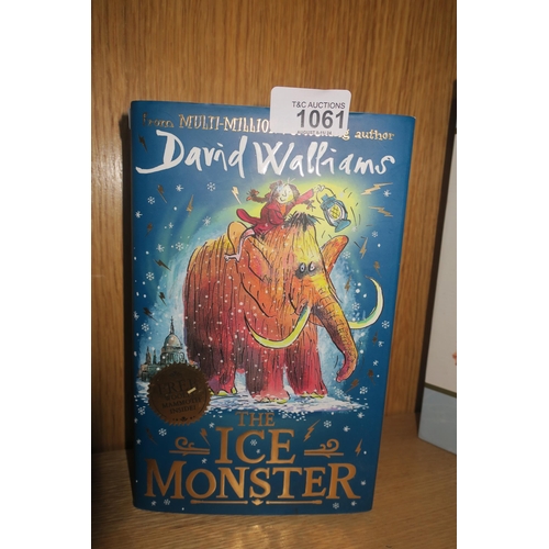 HARDBOUND BOOK - THE ICE MONSTER BY DAVID WALLIAMS