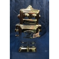LARGE ROBOT MONEY BOX IN SILVER COLOUR