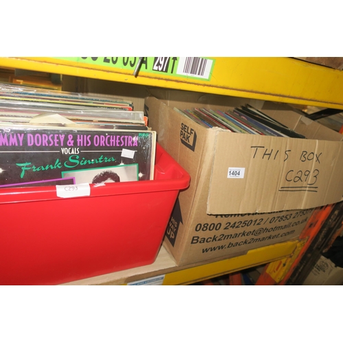 LARGE BOX OF VINYL RECORDS VARIOUS ARTISTS AND STYLES
