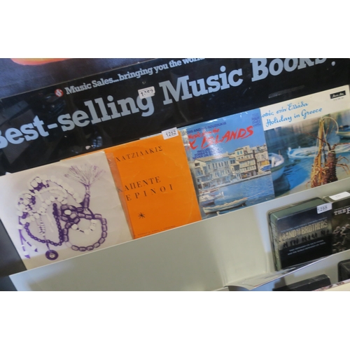 COLLECTION OF VINTAGE VINYL RECORDS CONTAINING TRADITIONAL GREEK MUSIC