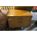 MID-CENTURY TWO DRAWER UNIT