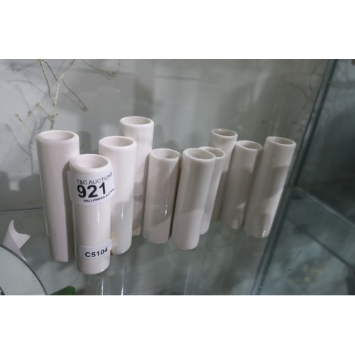 ABSTRACT BAMBOO SHOOT MULTI-STEM VASE