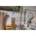 WOVEN WIRE LETTER RACK