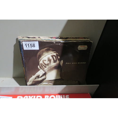 STACK OF VINYL 45" SINGLES