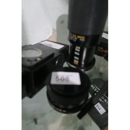 A SELECTION OF CAMERA LENSES