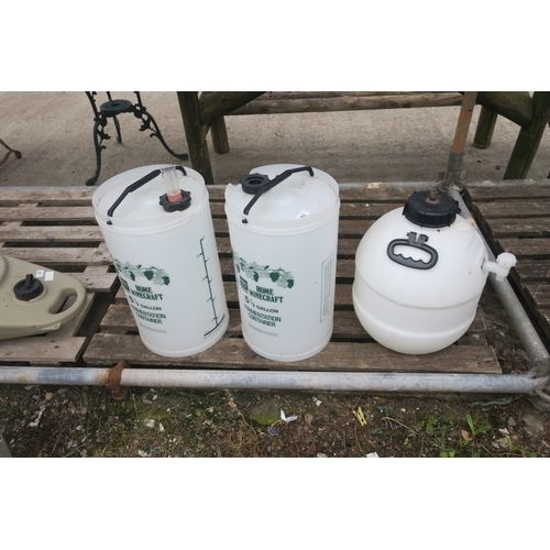 SELECTION OF BREWING CONTAINERS