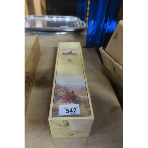 BOXED BOTTLE OF THE FAMOUS GROUSE WHISKEY 70CL-BOTTLES AND LABELS ONLY ...