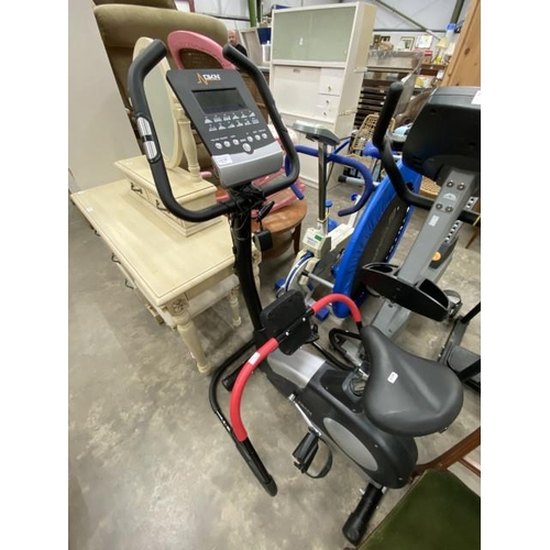 DKN AM-E exercise bike & an abs cruncher