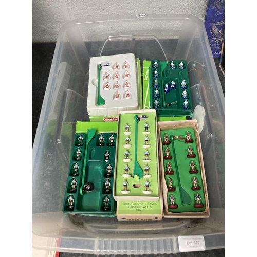 Boxed Subbuteo 00 scale team players including 1958 Northern Ireland ...