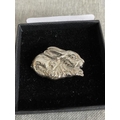 Silver Rabbit brooch