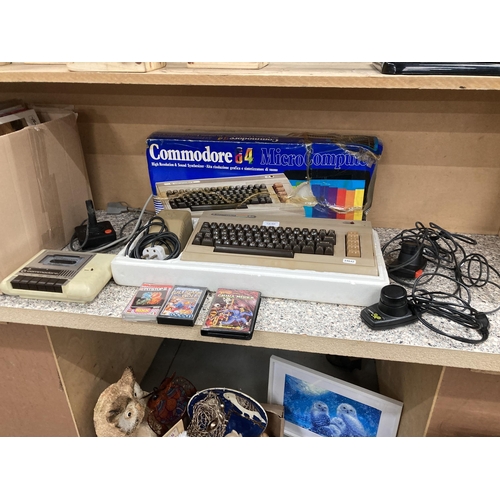 Boxed Commodore 64 Micro Computer wuth 2 paddle controls, 1 stick ...