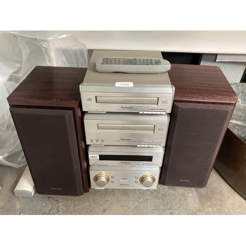 Technics VGCA midi system with speakers & remote (compact disc player ...