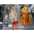 3 vintage 1950's Sacul lead hollow cast figures 'Andy Pandy, Looby Loo ...