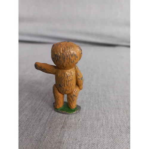 3 vintage 1950's Sacul lead hollow cast figures 'Andy Pandy, Looby Loo ...