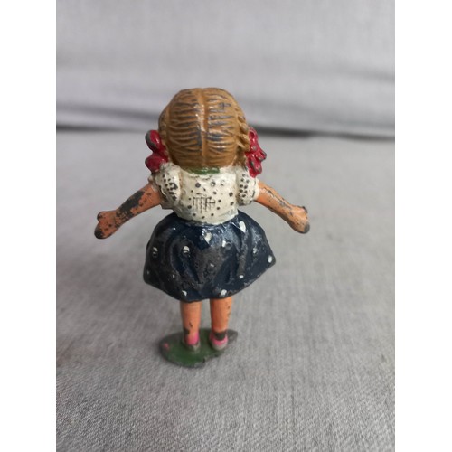 3 vintage 1950's Sacul lead hollow cast figures 'Andy Pandy, Looby Loo ...